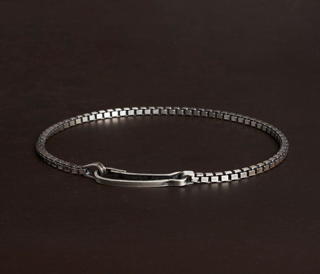 bracelet snaplink fine box chain – werkstatt-munchen